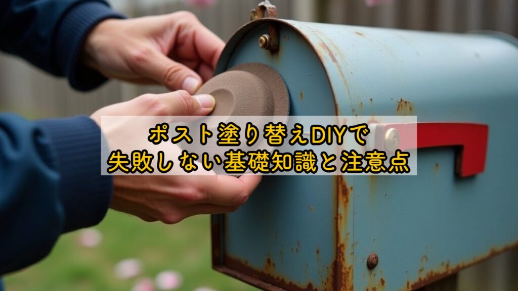ポスト塗り替えDIYの方法とコツ！費用や準備も徹底解説 | クラフトDIYラボ｜初心者も安心の工具とリメイク、リフォーム情報！